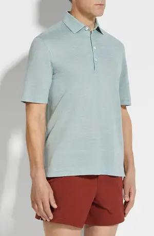 Zegna Linen Polo