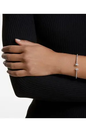 SWAROVSKI Mesmera Attract Bangle Bracelet - Silver