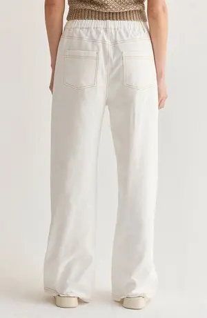 CRESCENT Denim Wide Leg Pants