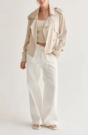 CRESCENT Denim Wide Leg Pants
