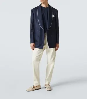 Brunello Cucinelli Silk Tuxedo Jacket