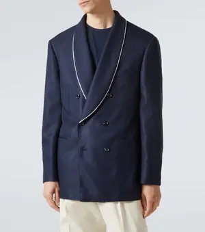 Brunello Cucinelli Silk Tuxedo Jacket