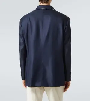 Brunello Cucinelli Silk Tuxedo Jacket