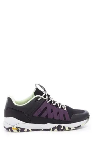 P448 Court Lace Up Sneakers - Black Purple