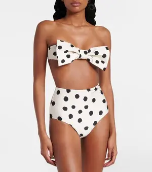 ADRIANA DEGREAS Strapless High-rise Two-piece Bikini Set