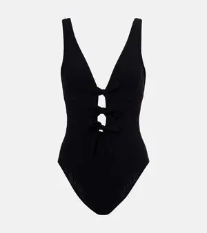 KARLA COLLETTO Lenora Bow Detail One Piece Swimsuit - Black