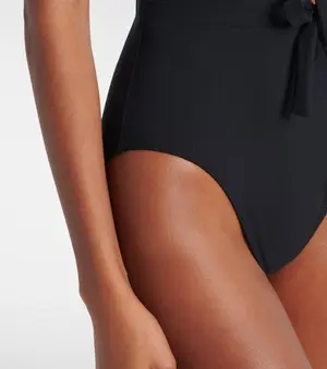 KARLA COLLETTO Lenora Bow Detail One Piece Swimsuit - Black