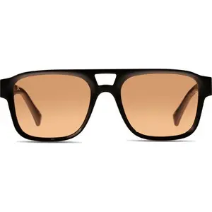 Raen Rifka 54mm Square Sunglasses - Recycled Black/spritz