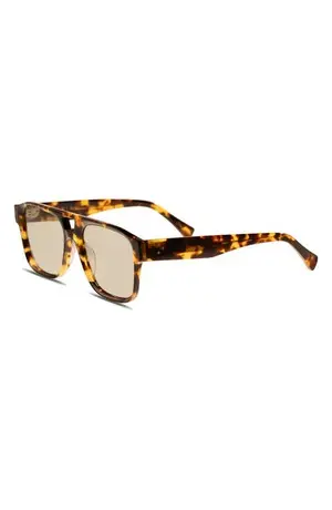 Raen Rifka 54mm Square Sunglasses - Scout Tortoise/moon Mist