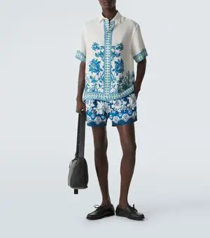 Etro Floral Linen Shirt - White