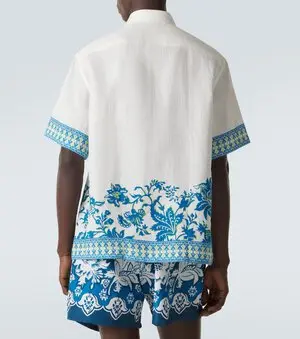 Etro Floral Linen Shirt - White