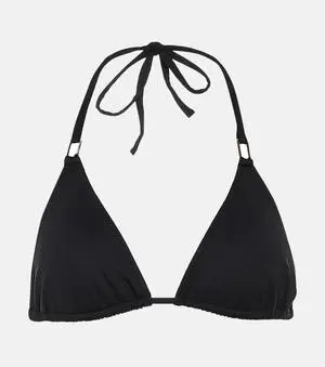 Melissa Odabash Cancun Triangle Bikini Top - Black