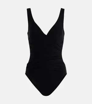 KARLA COLLETTO Karla Colletto Smart Surplice Swimsuit Black