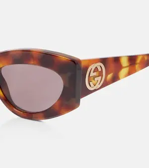Gucci Interlocking G Cat-eye Sunglasses