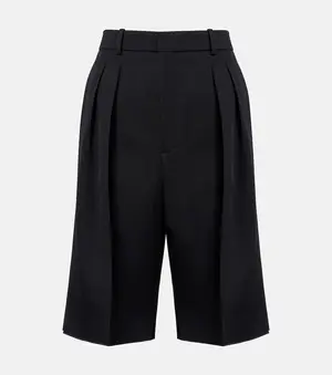 Saint Laurent Bermuda Bottoms For Women
