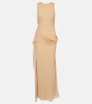 Victoria Beckham Draped Silk Gown