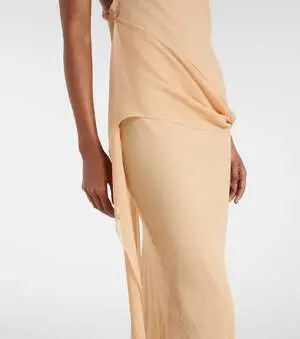 Victoria Beckham Draped Silk Gown