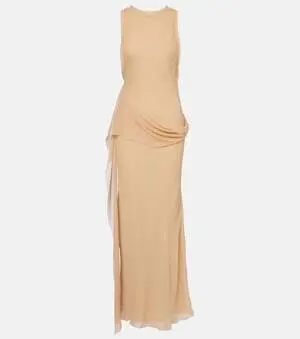 Victoria Beckham Draped Silk Gown