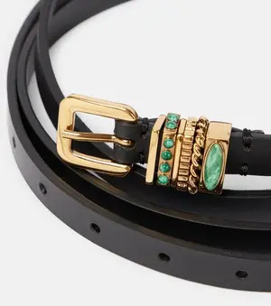 Etro Embellished Leather Belt