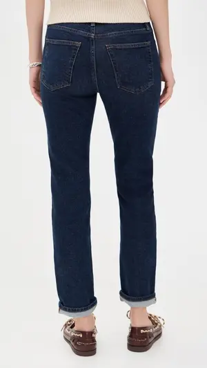 FRAME The Borrowed Straight Leg Jeans