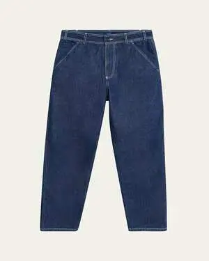 KNT Contrast-stitch Raw Denim Jeans