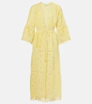 Melissa Odabash Tessa Cotton Beach Cover-up - Yellow