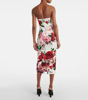 Dolce & Gabbana Floral Printed Midi Dress