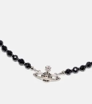 VIVIENNE WESTWOOD Messaline Embellished Choker