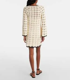 Zimmermann Rhiannon Pointelle Minidress - White