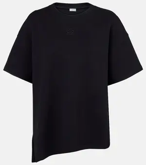 Loewe Asymmetric Cotton-blend T-shirt