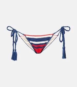 Anna Kosturova Gabrielle Crochet Bikini Bottom - Multicoloured