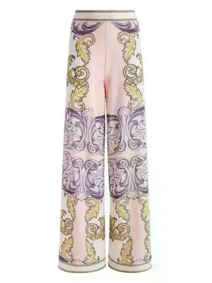 Alice + Olivia Athena Wide-leg Trousers - Pink
