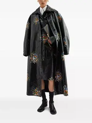 JIL SANDER Printed Trench Coat