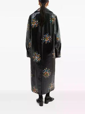 JIL SANDER Printed Trench Coat