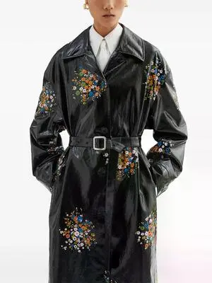 JIL SANDER Printed Trench Coat