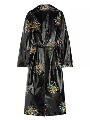 JIL SANDER Printed Trench Coat