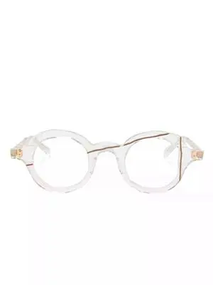 MASAHIRO MARUYAMA Round-frame Eyeglasses - White