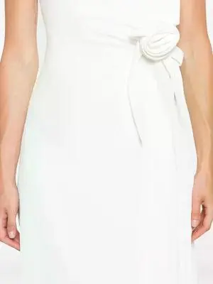 NISSA Pleat-detailed Midi Dress