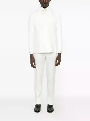 Tagliatore Linen Blazer - White