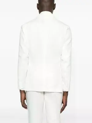 Tagliatore Linen Blazer - White