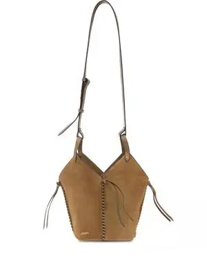 Isabel Marant Étoile Tampa Mini Leather Tote Bag - Brown