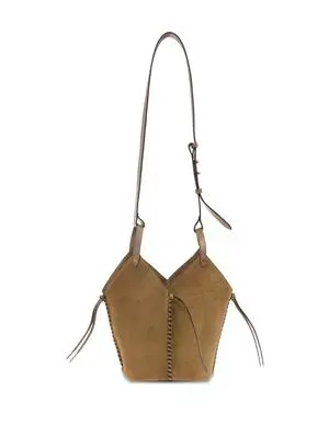 Isabel Marant Étoile Tampa Mini Leather Tote Bag - Brown