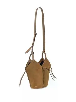 Isabel Marant Étoile Tampa Mini Leather Tote Bag - Brown