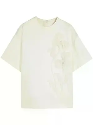 JIL SANDER Embroidered T-shirt - White