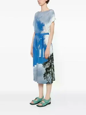 AGNÈS B. Graphic-print Midi Dress