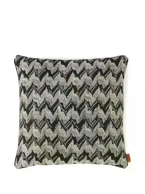 Missoni Zigzag-pattern Cushion - Black
