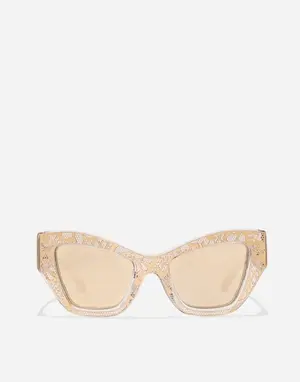 Dolce & Gabbana Lace Sunglasses - Gold