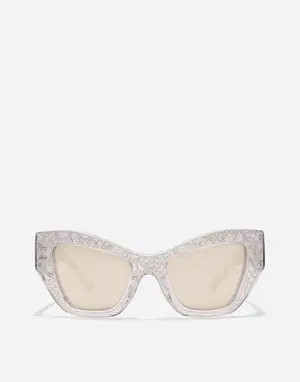 Dolce & Gabbana Lace Sunglasses - Silver