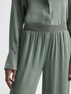 REISS Imogen Wide Leg Trousers
