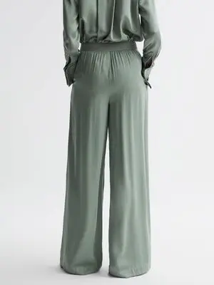 REISS Imogen Wide Leg Trousers